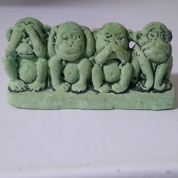 Cal Themes | Accents | 968 See Hear Speak Do No Evil Wise Monkeys Cal ...